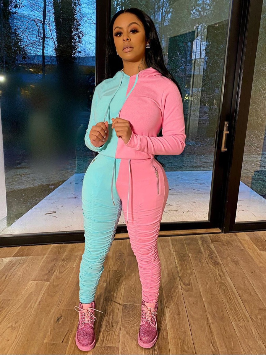 LW Ruched Drawstring Tracksuit Set Sale | LovelyWholesale