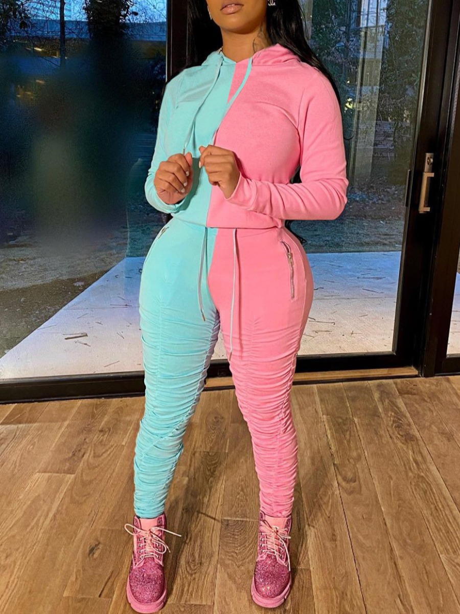 LW Ruched Drawstring Tracksuit Set Sale | LovelyWholesale